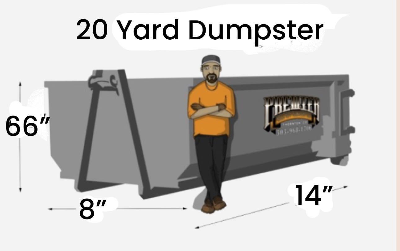 20 Yard Roll-Off Dumpster Rental | Denver, CO | Premier Roll Off Services